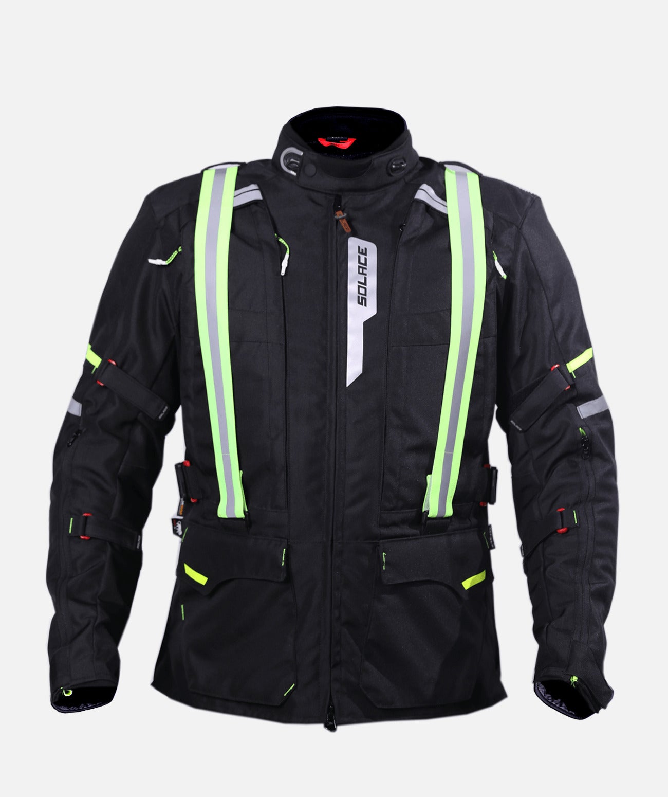 SOLACE FURIOUS TOURING JACKET V 3.0-BLACK – Motorizzr